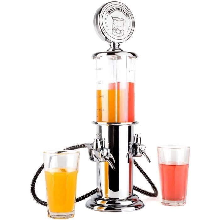 Hazzlehov Duett Double Distributeur de Boissons (Pompe de Bar 2 x 450ml ...