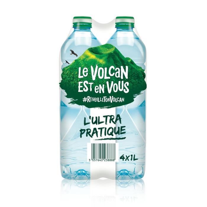 Eau minérale naturelle 4 x 1 L Volvic - Cdiscount Au quotidien