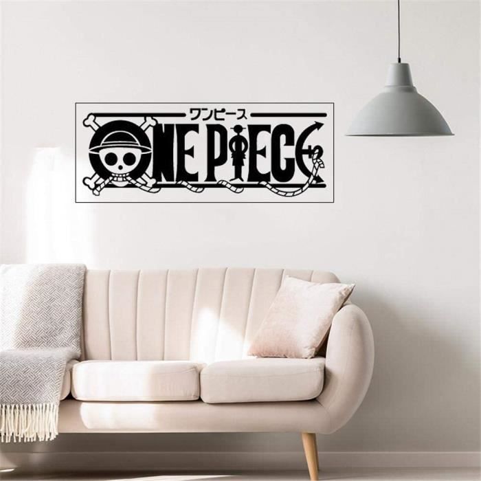 ONE PIECE Logo Sticker Mural Vinyle Stickers Muraux Decal Décor ...