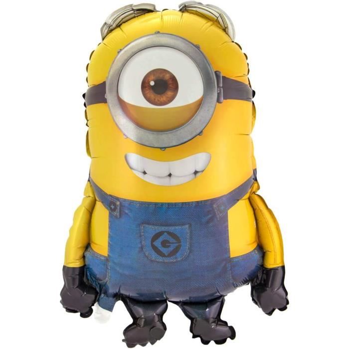 Ballon Gonflé À L'Hélium Minion Stuart-78X50Cm, 29584, Multicolore ...