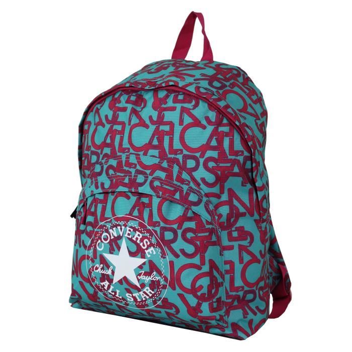 Sac à dos scolaire Converse 863-Vert et Rouge Vert Vert et Rouge ...