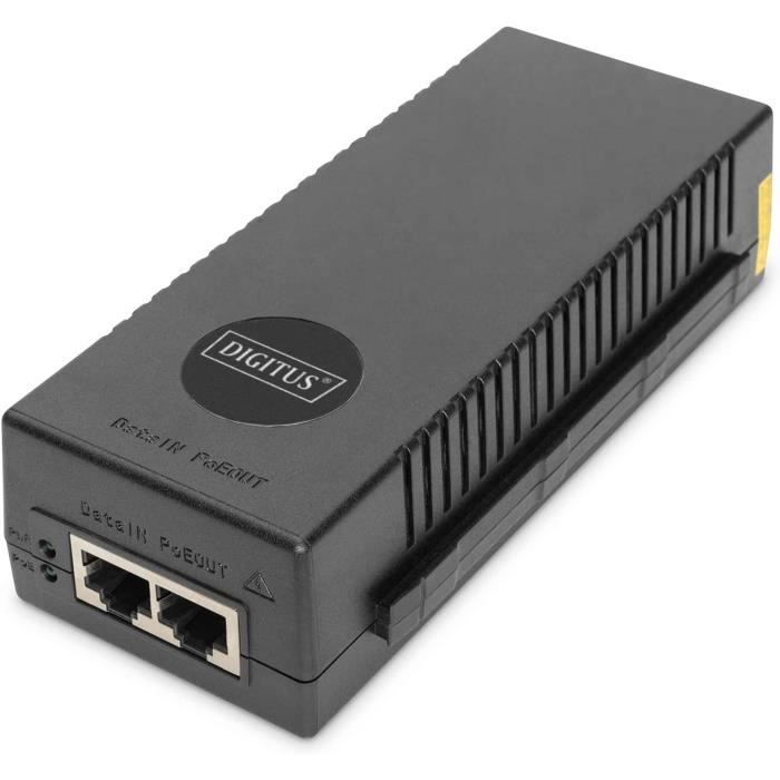 Injecteur PoE+ DIGITUS 10 Gigabit Ethernet - Compact, Rentable ...