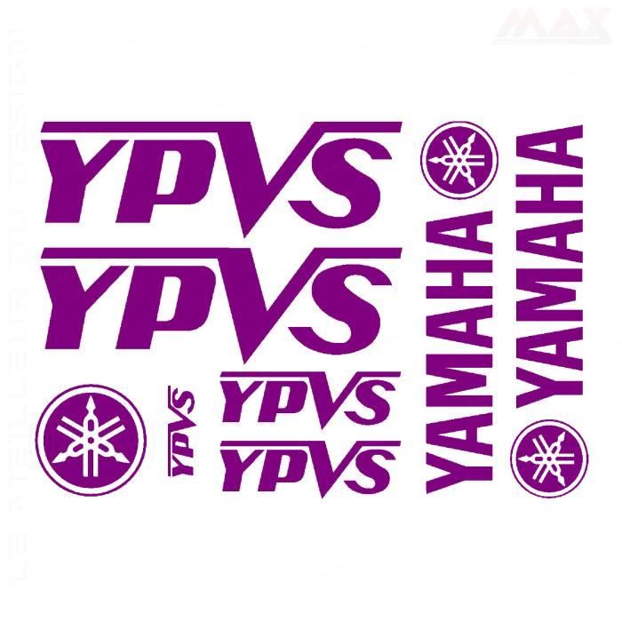 8 stickers YPVS – BORDEAU – YAMAHA sticker YPVS - YAM443 - Cdiscount Auto