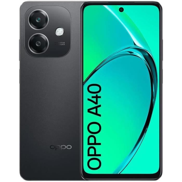 Smartphone OPPO A40 6128Go,Écran 90Hz 6,67LCD,Batterie 5100mAh,SUPERVOOC 45W,AI 50MP,Snapdragon ...