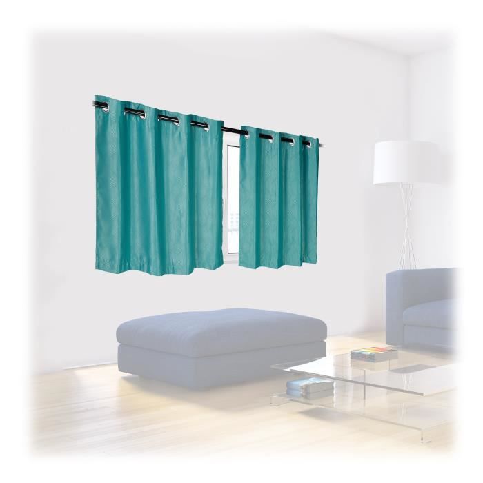 Rideaux avec motifs 90x135 cm lot de 2 - 10040488-0 - Cdiscount Maison