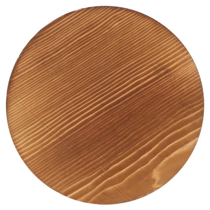 Anneau rond support en bois Support de palette rond en bois massif de ...