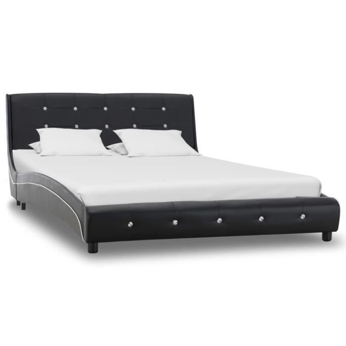 Truvito Lit Simple pour Matelas 120 x 200 cm (sans Matelas), Cadre de ...