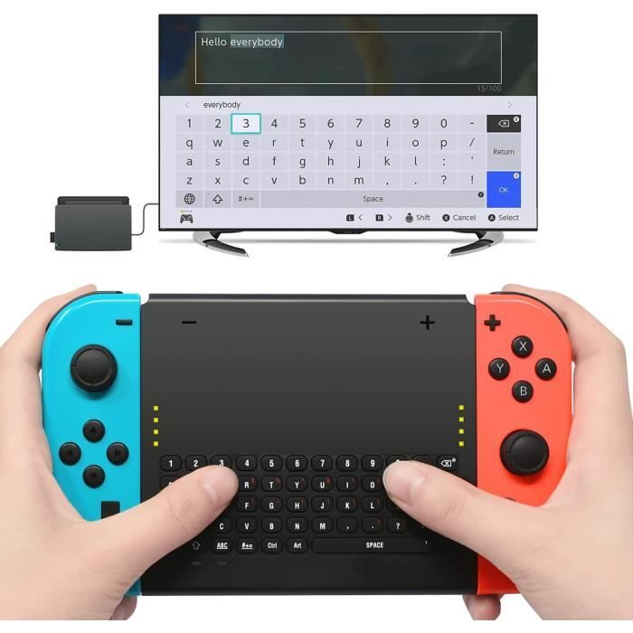 Mini clavier de jeu sans fil pour Nintendo Switch Joy-Con, Nintendo ...