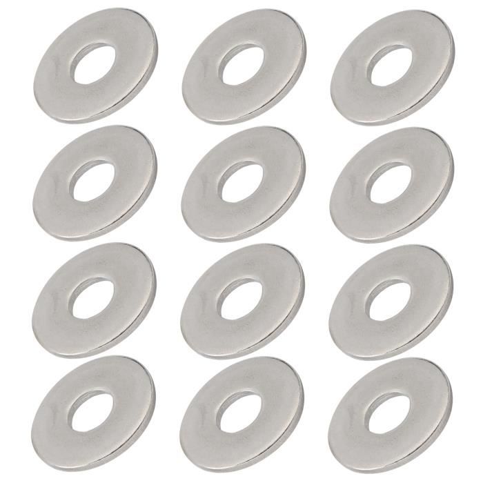 Rondelles de vis Jeu de Rondelles Plates 100 Pièces, Rondelles ...