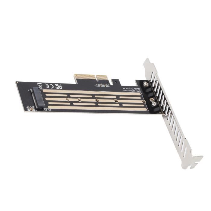 ZJCHAO carte de transfert Carte Adaptateur M.2 NVME vers PCIe 4X, Carte D'extension de Contrleur ...