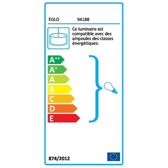 Eglo Tarbes 94188 - Cdiscount Maison