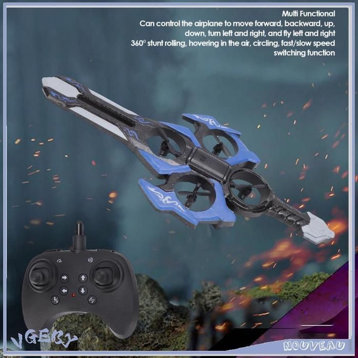Duokon Avion RC Flying Sword Épée volante RC avion contrôle gestuel ...