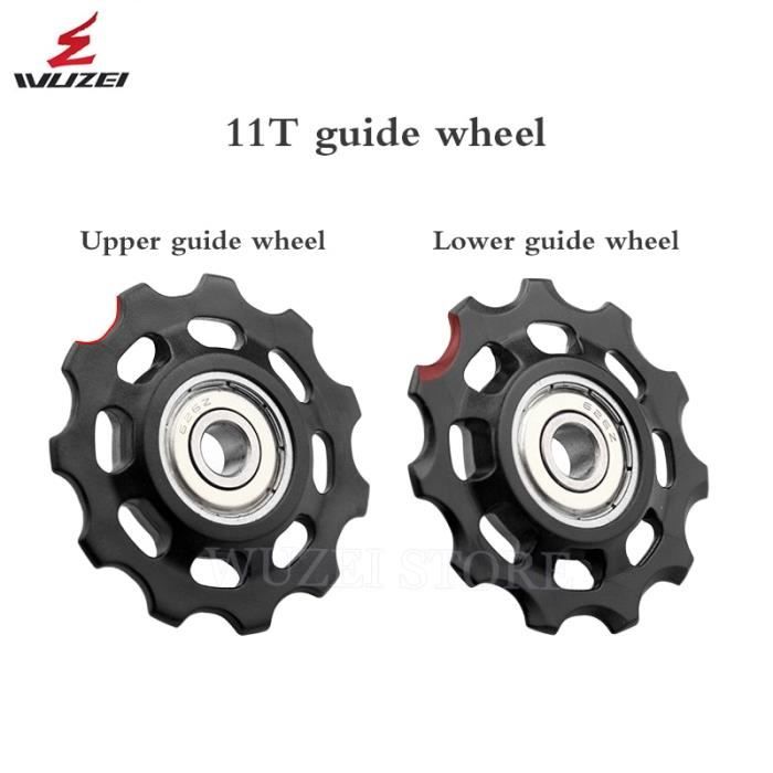 Accessoire vélo,WUZEI vtt vélo poulie roue Nylon fibre 11T 12T 13T 17T ...