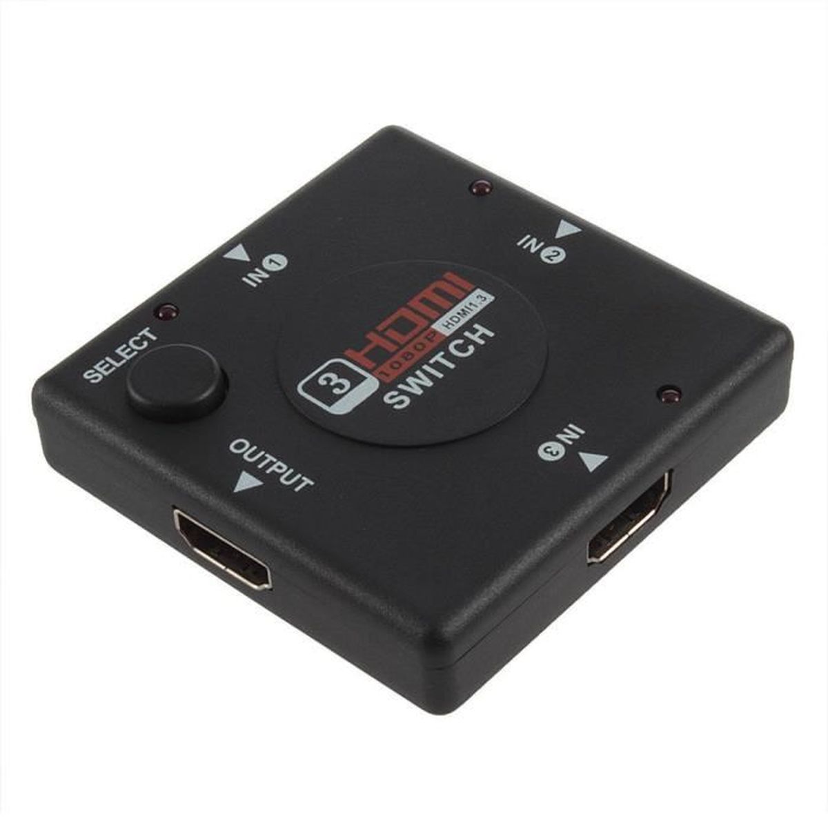 3 HDMI Input Switch Hub Switcher Splitter Box HDTV Port 1080p ...