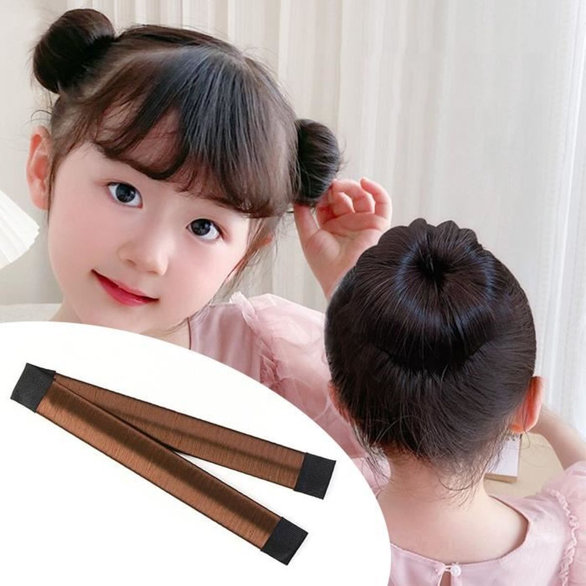 Chignon Donut Hair Maker Bun Donut Hair Maker Naturel Réaliste ...