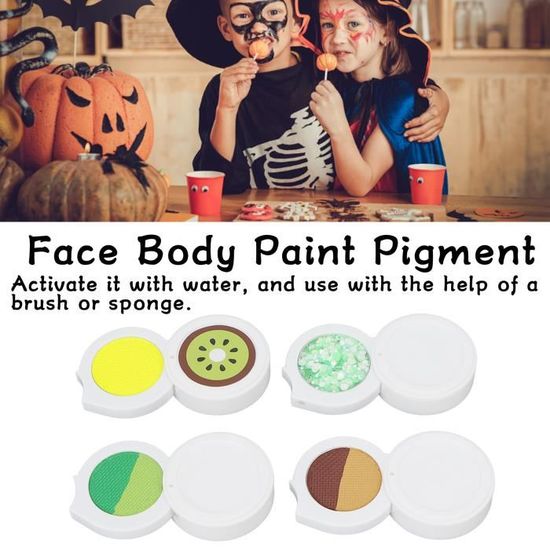 YINN Fruit Collection Face and Body Paint Palette Set Cosplay Party Art ...