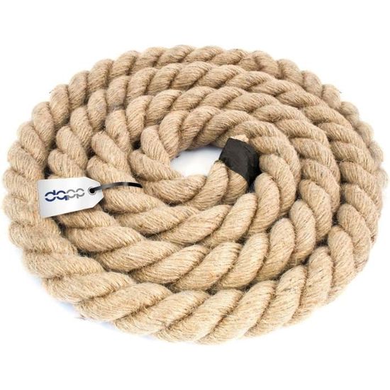 Corde En Jute | 50M | 24Mm D'Épaisseur | Naturel Fil De Jute | Ficelle ...