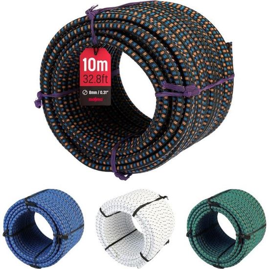 Rouleau De Corde Elastique | Diamètre 8 Mm - Sport Nautique, Survie ...