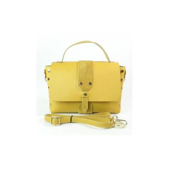 Sac VERA PELLE VPK789GL Jaune - Femme/Adulte - Cdiscount Jardin