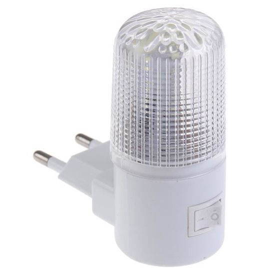 Veilleuse,EU--Lampe murale LED avec prise ue, 2 pièces-lot, lumière ...