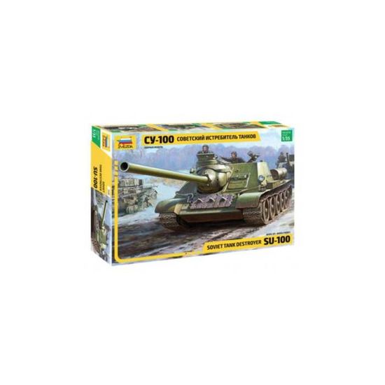 ZVEZDA - Maquette Char Su-100 Soviet Tank Destroyer|zvezda|3688|1:35 Maquette Char Promo - Ref ...
