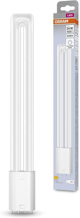 LED, 2G11-base, optique dépolie ,Blanc froid (4000K), 1500 Lumen ...