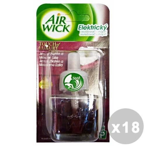 AIR WICK Set 18 AIR WICK Spina ricarica 19 ml. seta/fiori luna ...