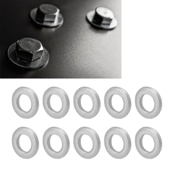 Kit de rondelle 120pcs rondelle plate en acier inoxydable 4mm ID 7mm OD ...
