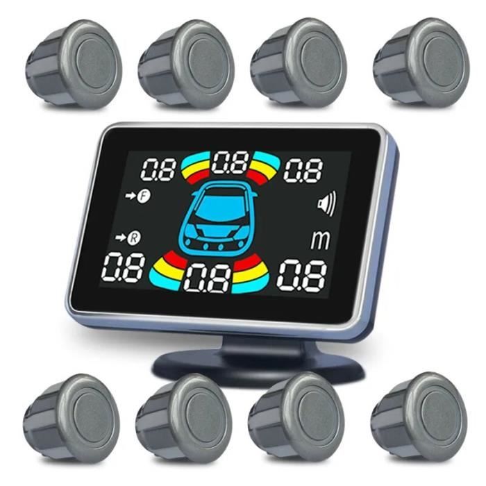 Gris - ParkStapCar-Détecteur automatique arrière, 8 capteurs de ...