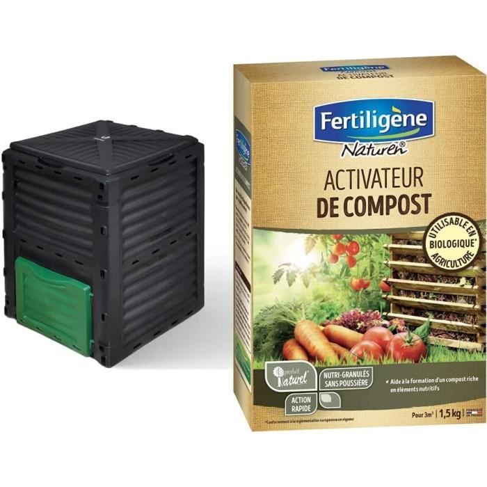 VOUNOT 4342916087831 Composteur 300L Qualité Supérieure pour Jardin ...