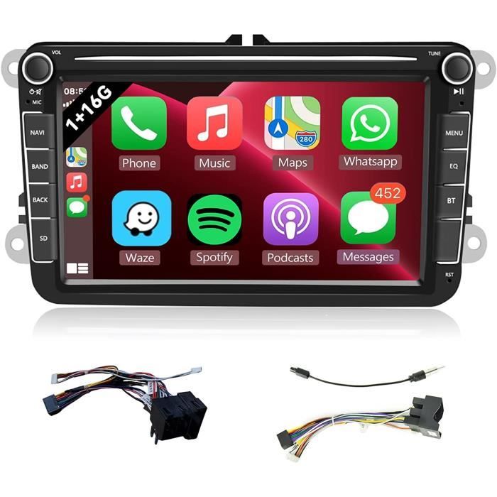 Autoradio An oid 11 pour VW Skoda Passat Golf Tiguan Polo sans Fil ...