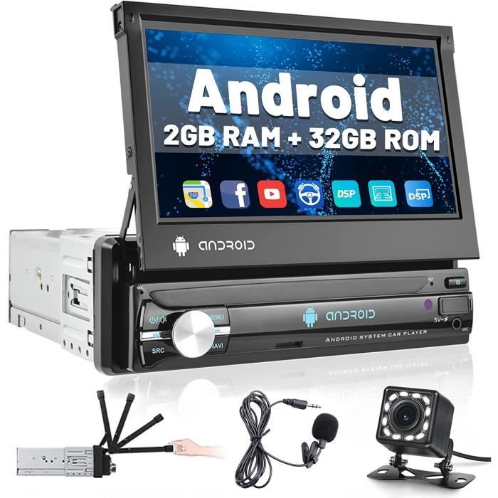 Autoradio An oid 1 Din GPS & WiFi RDS Autoradio Bluetooth Écran Tactile ...