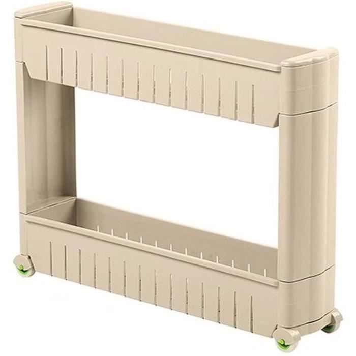 Slim glissière Cuisine Chariot de Salle de Bain Porte-Rack Stockage ...