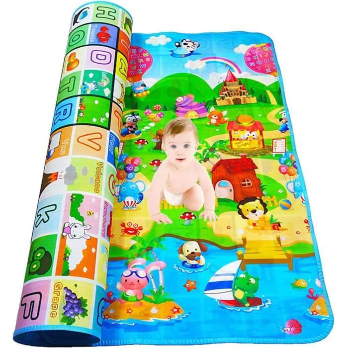 NC Double-Sided Baby Crawling Mat, Children's Baby Play Mat, Foldable ...