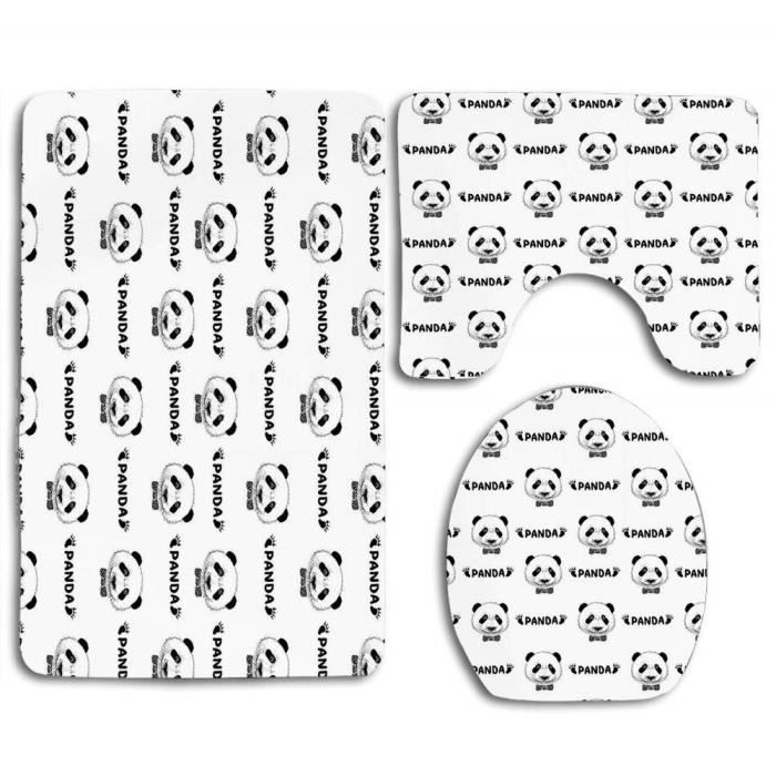 Tapis de bain 3 pièces violet de l'homme de Vitruve sacré symboles ...