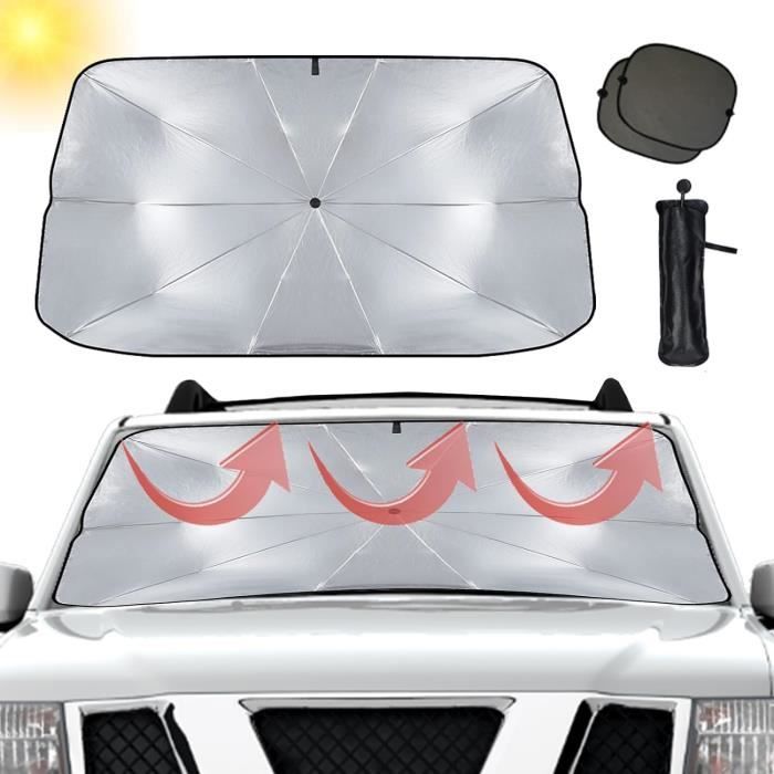Pare-Soleil Voiture Avec 2 Écrans Solaires Latéraux Mise À Niveau 360 ...
