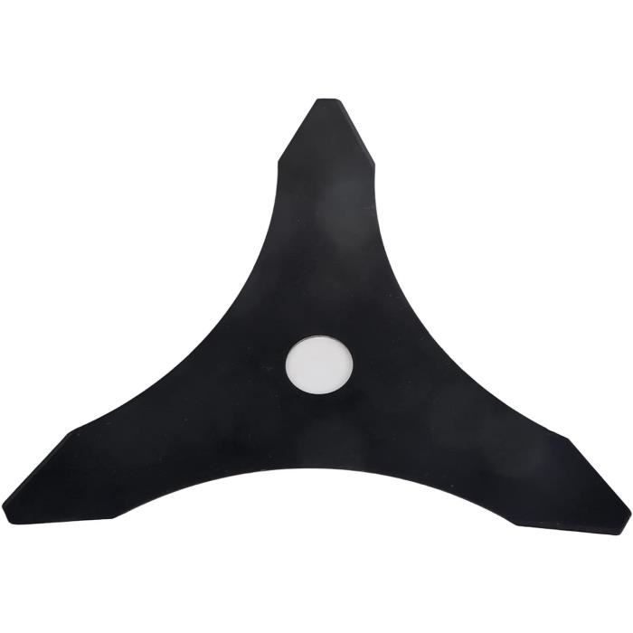 Lame De Débroussailleuse, 10"X 3T Lame De Débroussailleuse Universelle À 3 Dents Pour Mauvaises ...