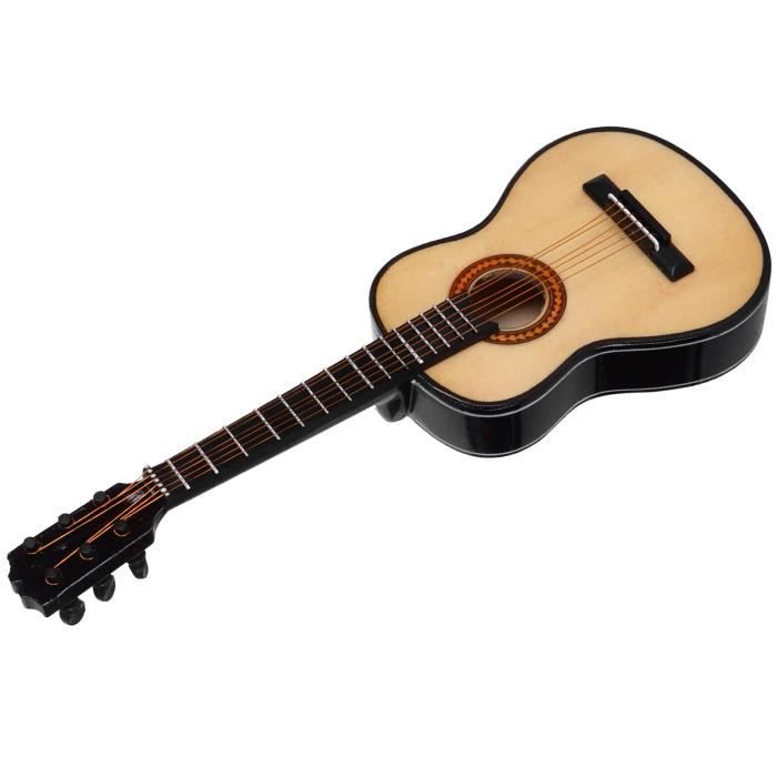 Fdit Guitare avec modèle de support Modèle de Guitare Classique en Bois ...