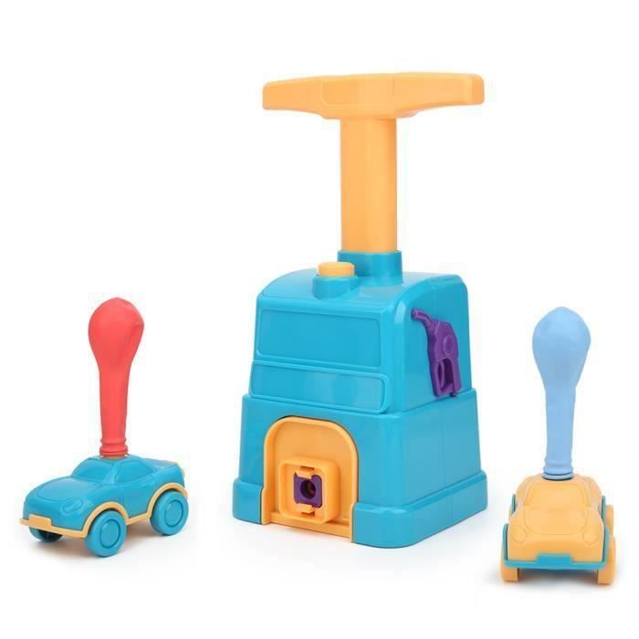 HAPPY-Tbest Voiture à ballon Voiture à Ballon à Puissance Inertielle Jouet Éducatif Portable ...