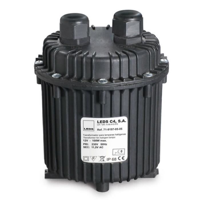 Leds C4 - Transformateur étanche Aqua 230V - 12V IP68 Rose - Cdiscount Bricolage