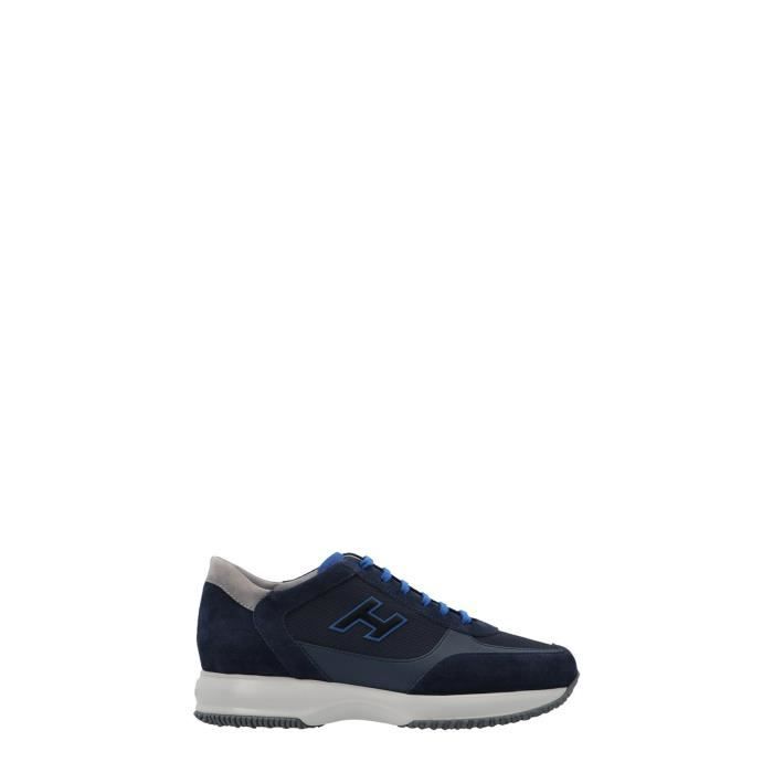 HOGAN HOMME HXM00N0Q101QY6618W BLEU AUTRES MATÉRIAUX CHAUSSURES À ...