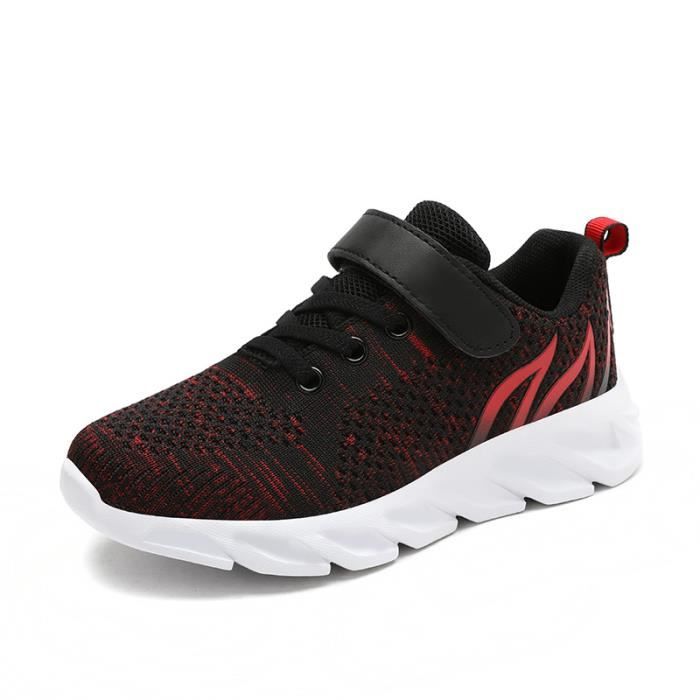 Basket Enfant Chaussures Garçon Fille Baskets Rouge - Cdiscount Chaussures