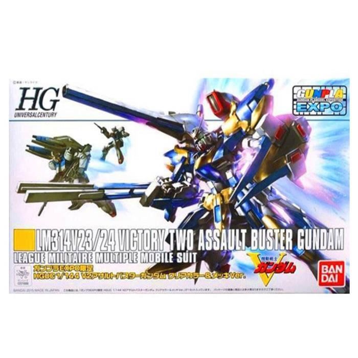 Maquette Gundam - V2 Assault BSTR - Clear - Gundam Gunpla HG 1/144 ...