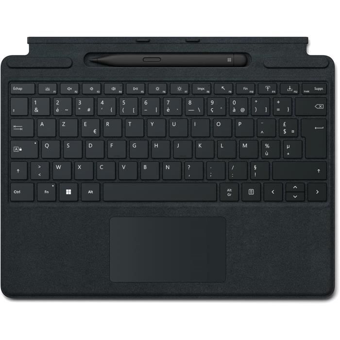Surface Clavier Signature Keyboard Noir + Stylet Slim Pen 2, Compatible ...