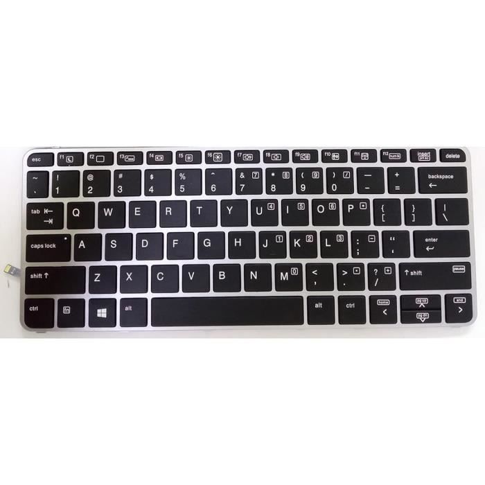 Clavier Us Version Anglaise Clavier Pour Hp Elitebook 820 G3 820 G4 725 ...