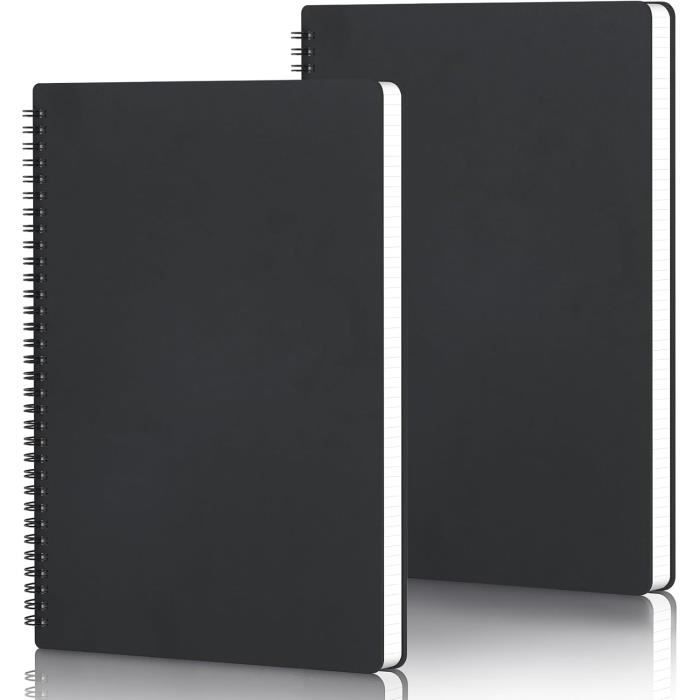 Yaro - Carnet de Notes A4 Cahier Spirale Bloc Note Croquis - Lot de 2 ...