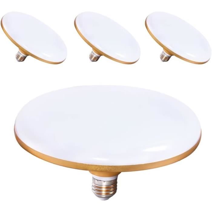 Lot De 4 Ampoules Led Ufo, 20 W 2000 Lm 6500 K Lumière Froide E27 Lampe ...
