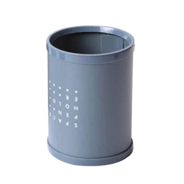 Pot à Stylo Rond en Plastique Pot de Rangement Papeterie Organisateur ...