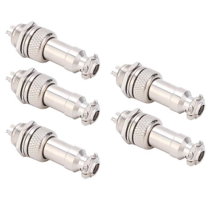 PAL Prise d'aviation 5 pièces Aviation prise connecteur mle femelle fil ...