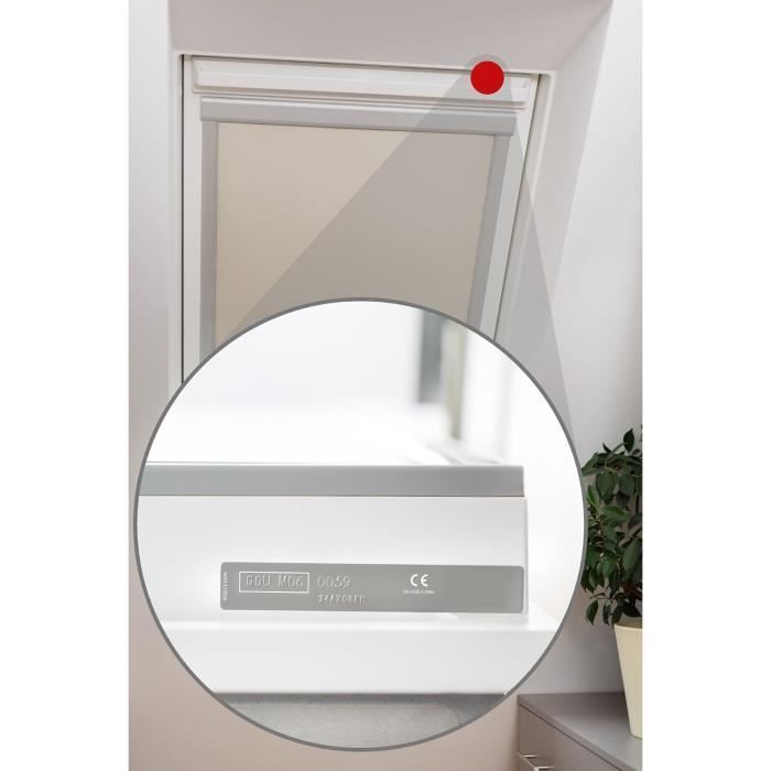 Skylight Store Déroulant Occultant Avec Revêtement Thermique Pour ...